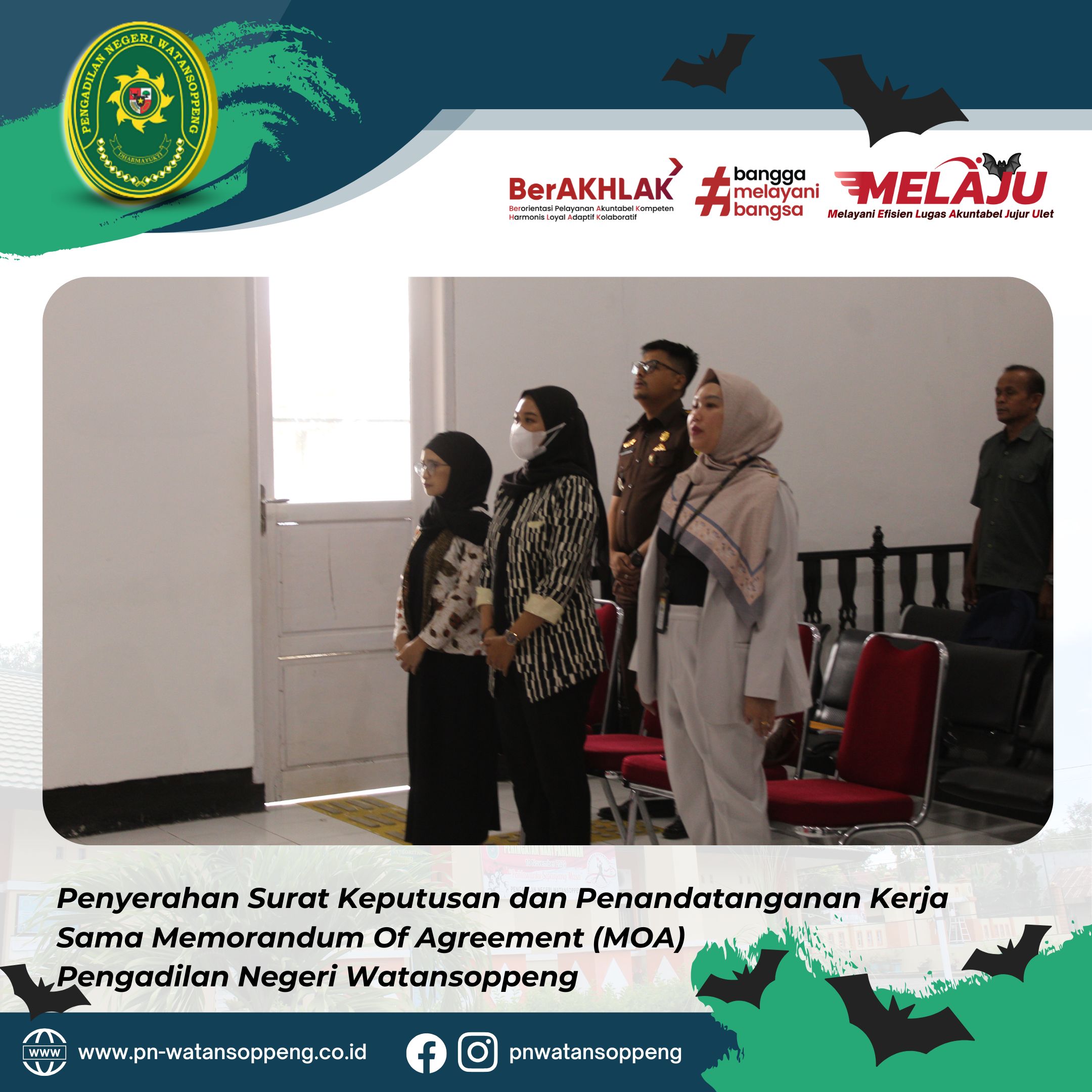 Penyerahan Surat Keputusan dan Penandatanganan Kerja Sama Memorandum Of ...